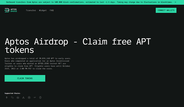 Aptos Airdrop: Claim Your Tokens Today! | by Crypto Roza | Mar, 2024 | Medium