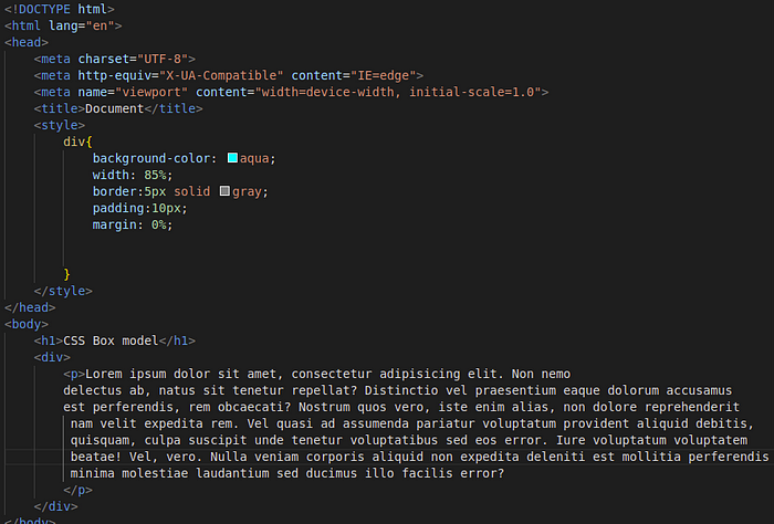 CSS Box Model - keerthigan - Medium