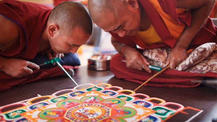 Sand Mandala :: Impermanence. Art and inventiveness define me. My… | by ...