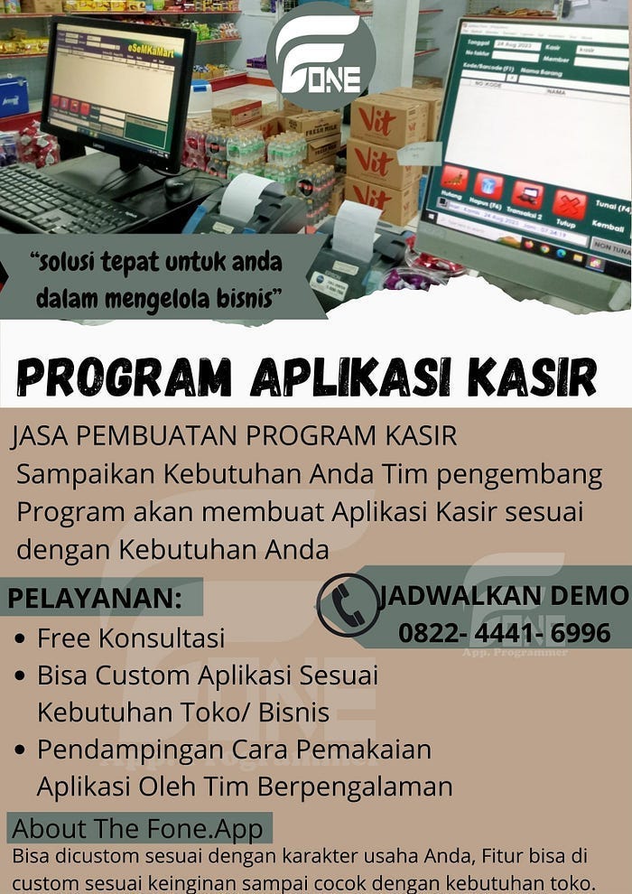 Jasa Pembuatan Software Kasir, Retail, Gudang, dan Distribusi | by Jasa Pembuatan Aplikasi Kasir ...