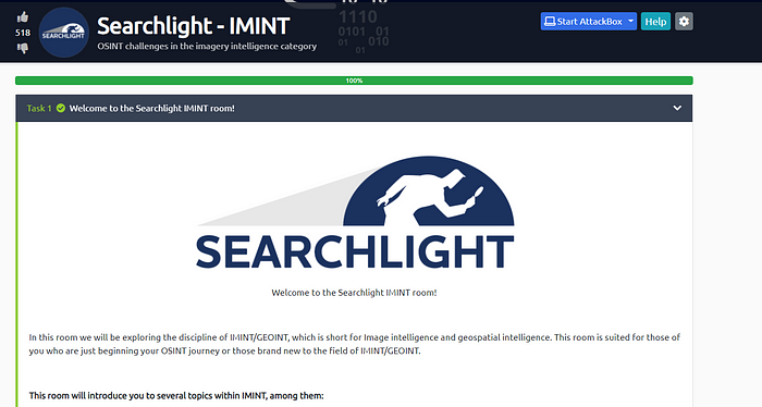 Searchlight — IMINT. This room has OSINT challenges. In this… | by Rahul Kumar | Medium