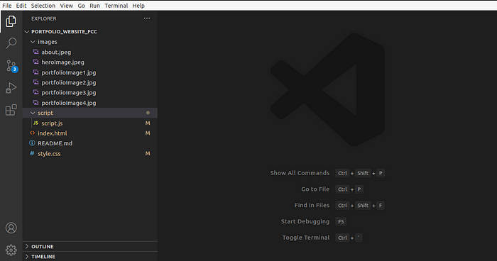 portfolio. Folder Structure | by Hayat Hussen | Medium