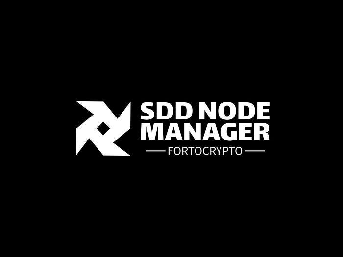 Установить ноду одной командой. SDD Node Manager | by CryptoFortochka ...