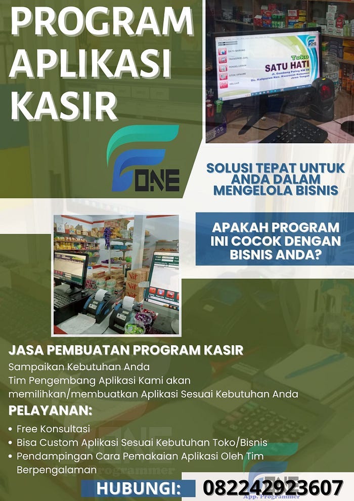 Jasa Pembuatan Software Kasir, Retail, Gudang, dan Distribusi | by Jual Jasa Pembuatan Aplikasi ...
