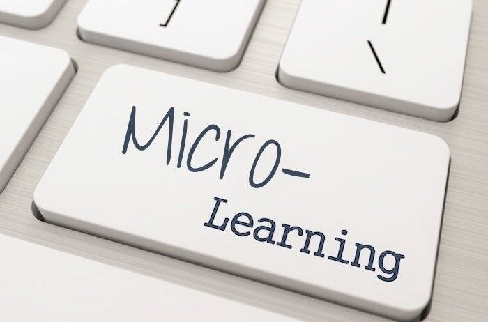 Microlearning • E-Learning. Welcome to the world of microlearning… | by ...