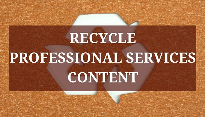 12 Ways to Reuse Professional Services Blog Content | by Colston Young ...