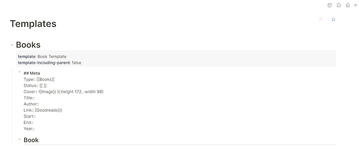 Logseq — Creating a Reading List with Templates, Page Properties and ...
