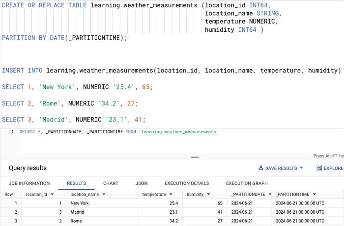 Ingestion-time partitioning in BigQuery Ingestion-time partitioning in BigQuery