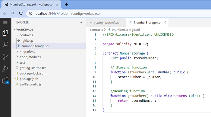 Lab 4: Hello World Contract development with Truffle, VSCode and Ganache | by web3author ...