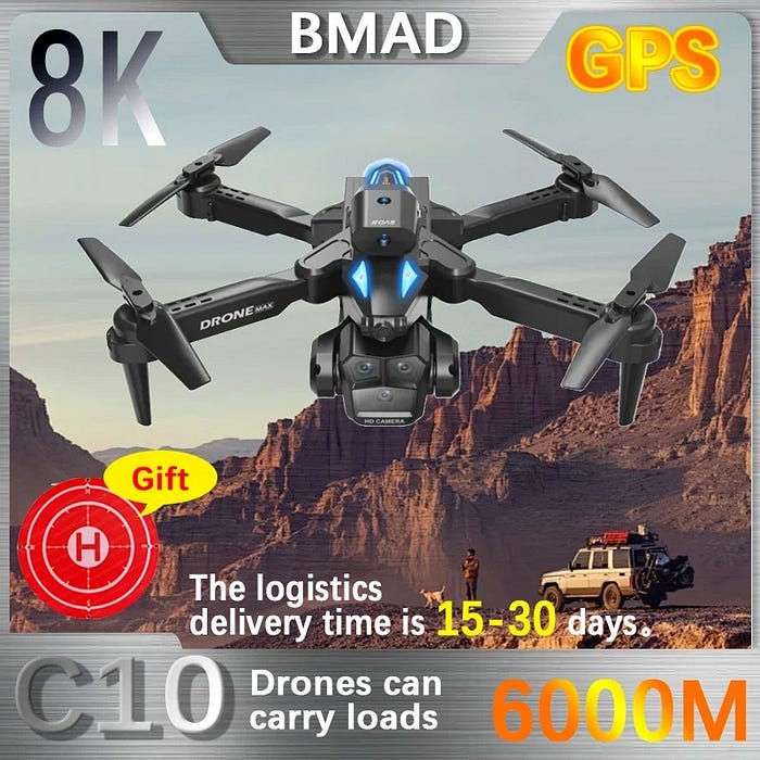 BMAD New C10 Max GPS Drone Review: Your Perfect Aerial Photography ...