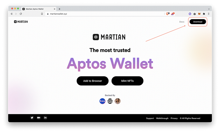 Here’s a step-by-step process on how to install the martian wallet on ...