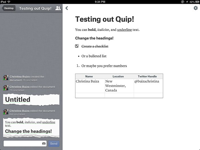 How to Use Quip in Your Daily Routine | by Christina Buiza | Medium