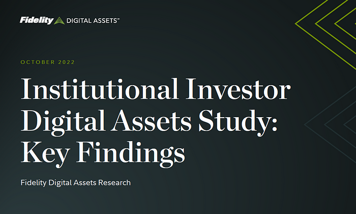 6 Signals of Fidelity’s Institutional Investor Digital Assets Report ...