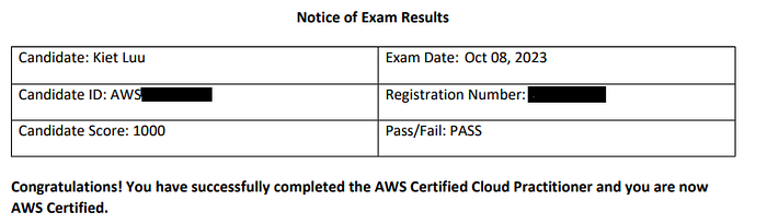 How I Passed The AWS Certified Cloud Practitioner with a Perfect Score | by Kiet Luu | Medium