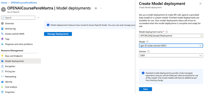 How To Set up a NL2SQL System With Azure OpenAI Studio | Towards AI
