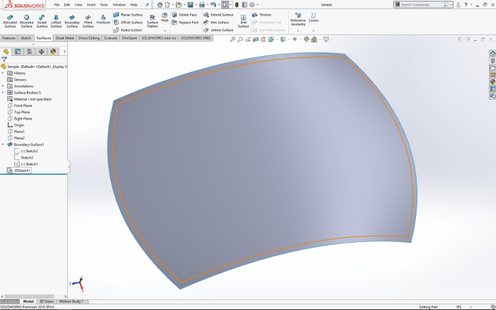 Creating a sketch offset on surface in SOLIDWORKS | by N C CADCAM ...