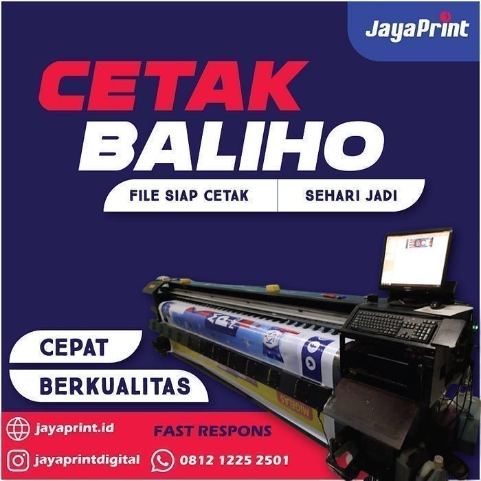 (Jaya Print) 0812 1225 2501 | Jasa Cetak Baliho Iklan Pemilu | by Jasa ...