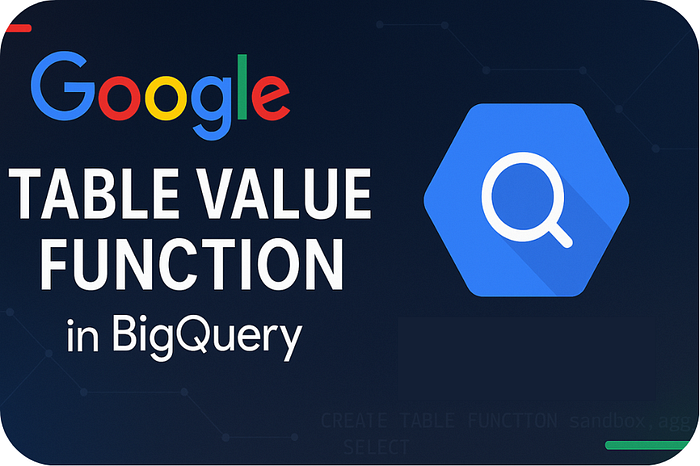 [AE] Using BigQuery Table-valued Function (TVFs) as Custom Models in ...
