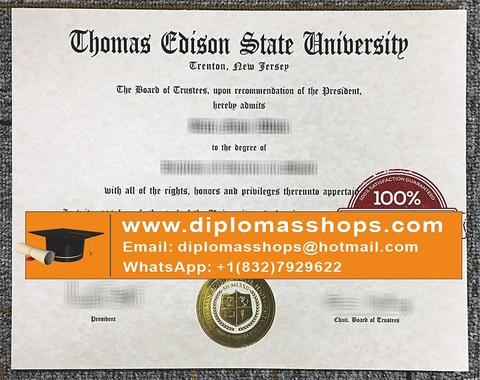 Get Thomas Edison State College Diploma, Copy Thomas Edison State College Degree | by Hernon ...