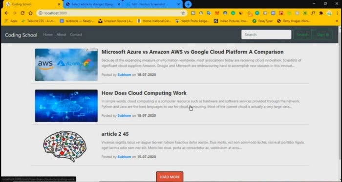 How I Made the Django React and Redux Blog | by Shubham Roy | Medium