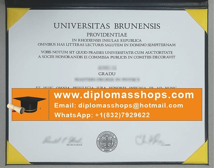 Get Brown University Diploma, copy Brown University Degree | by Fago ...