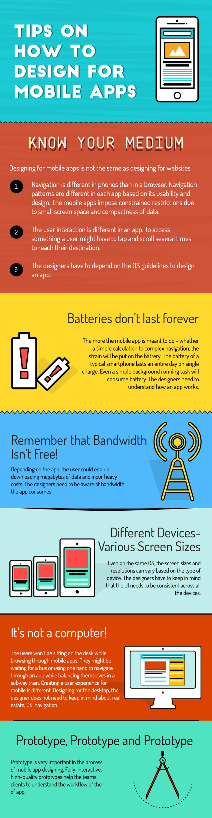 6 Tips On How To Design For Mobile Apps [Infographic] | by ClrMobile | Medium