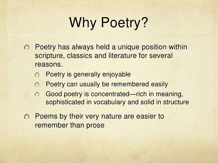 Persuasive Writing Assessment Task: Why Read Poetry? | by Sam Ioannou ...