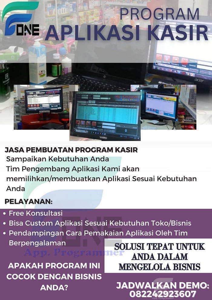 Program Kasir Offline Cukup Bayar Satu Kali Untuk Semuanya | by Aplikasi Kasir Toko Minimarket ...