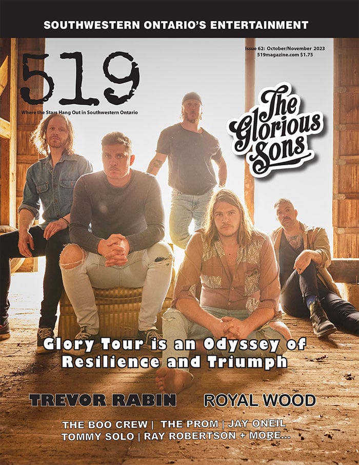 519 Magazine — October 2023 with The Glorious Sons - Dan Savoie - Medium