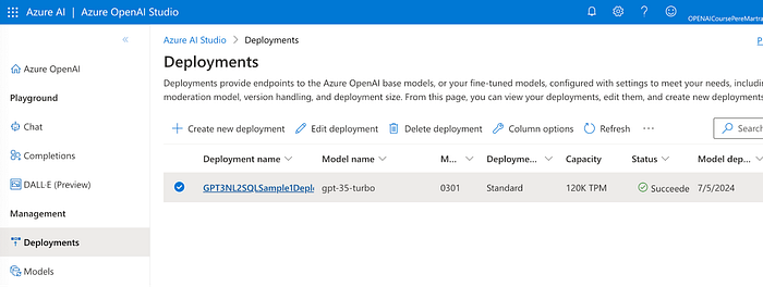 How To Set up a NL2SQL System With Azure OpenAI Studio | Towards AI