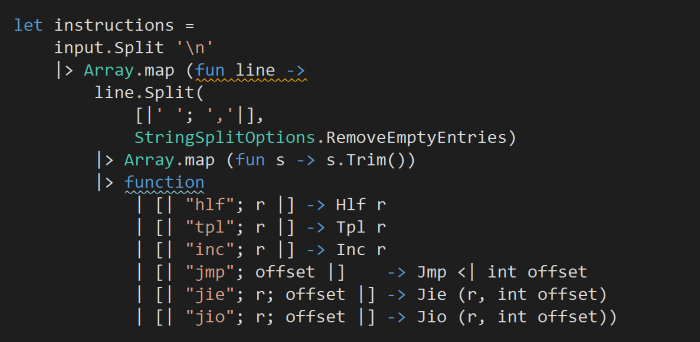 Advent of Code F# — Day 23 | by Yan Cui | theburningmonk.com | Medium