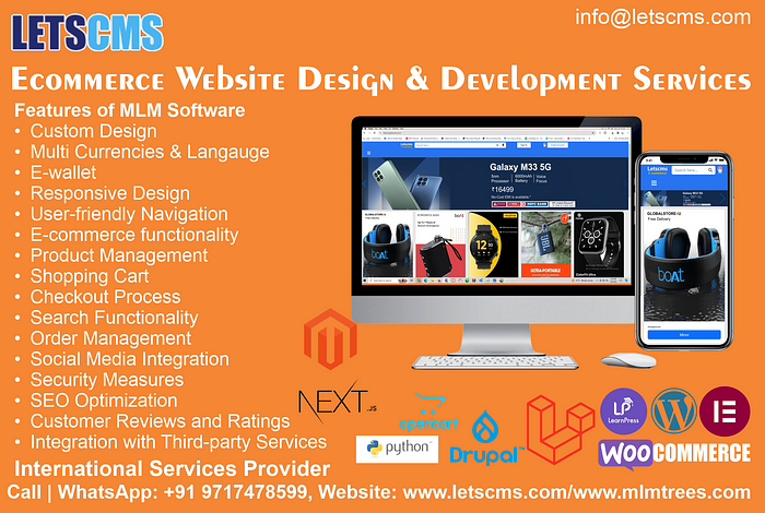 Fiverr — Custom MLM Software and MLM E-commerce Website Development — LETSCMS ( Fiverr.com ...