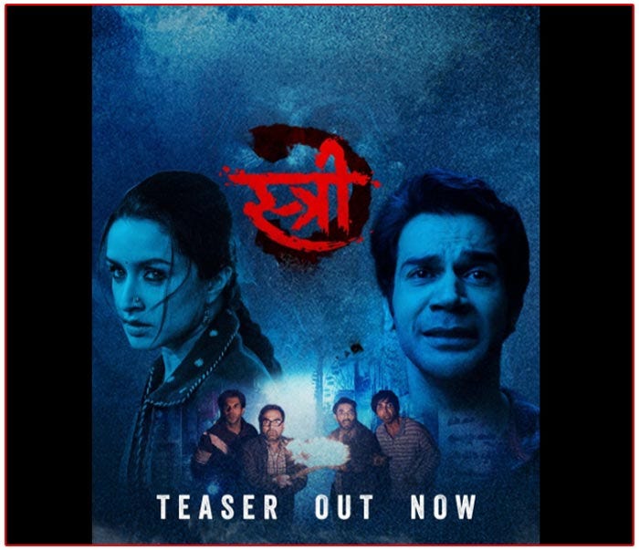 Stree 2 teaser released.”Stree” (2018), directed by Amar Kaushik and ...
