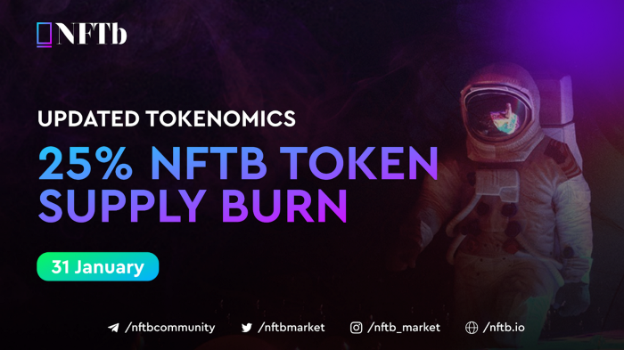 NFTb próximo 25% Token Burn y Tokenomics actualizados | by NFTb ...
