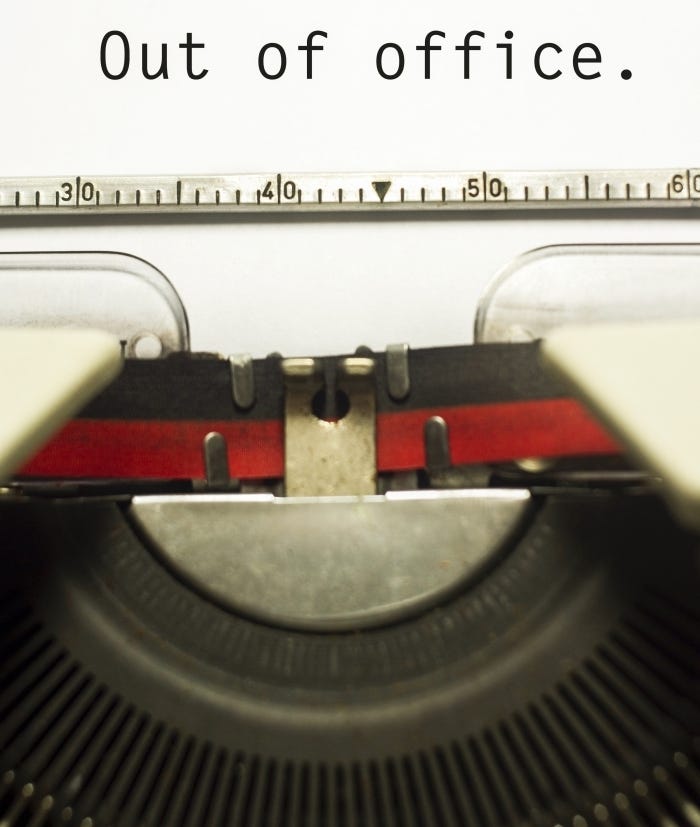 Out of Office Replies. How to do this effectively | by Neville Sherriff ...
