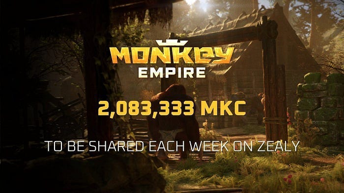 2,083,333 MKC to earn each week with our Zealy quests! 🙊 (184 winners ...