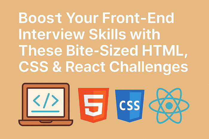 Sharpen Your Front End Skills Quick Html Css And React Interview Challenges By Gouranga Das