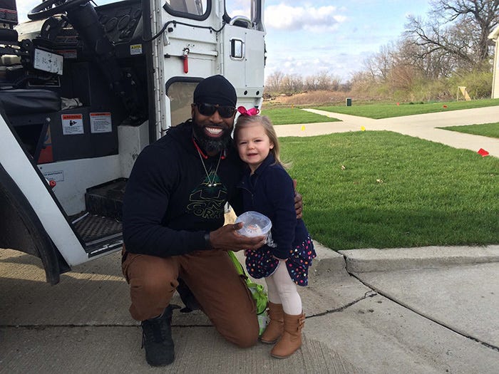 The Heartwarming Tale of Brooklyn and Her Garbage Man, Delvar Dopson ...