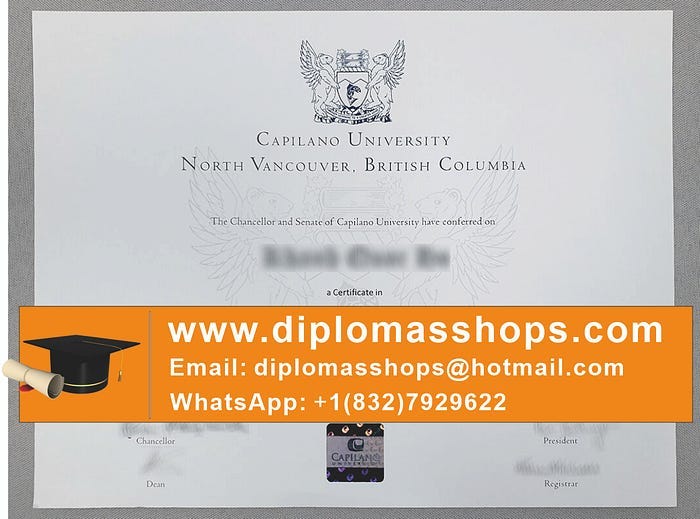 Capilano University diploma/Capilano University degree | by Eley Dingel | May, 2024 | Medium