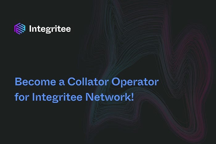 Conviértase en operador de collator para Integritee Network! | by Integritee en Español | Jun ...