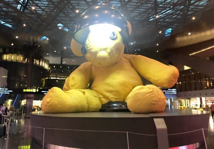 Qatar Airport Bear