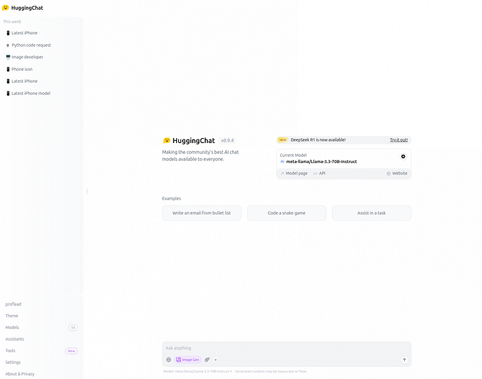 Meet HuggingChat: A FREE and Open-Source Alternative to ChatGPT! | HackerNoon