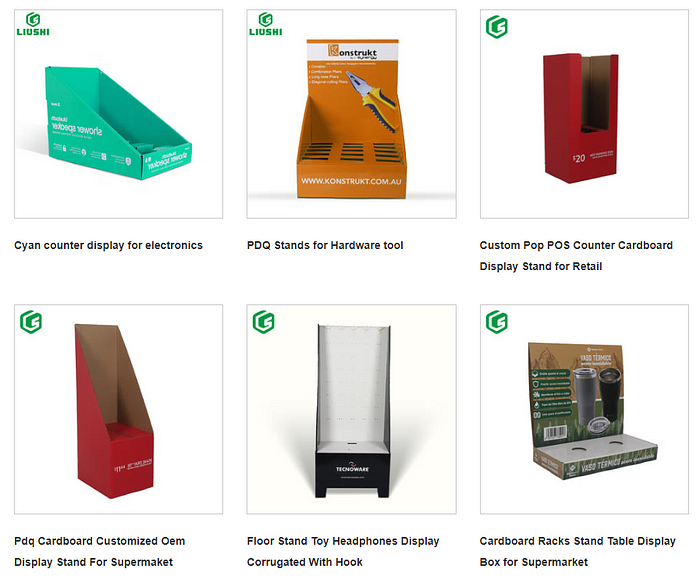 Cardboard Counter Display for Supermarket: Effective Point-of-Sale ...