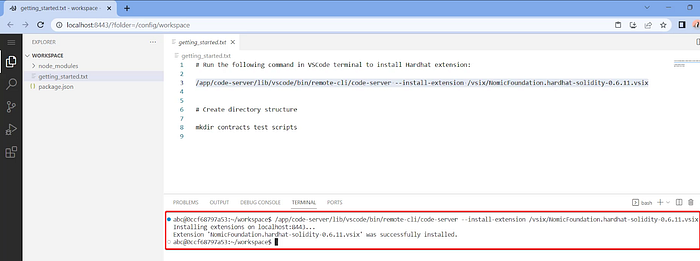 Lab 4: Hello World Contract development with Truffle, VSCode and Ganache | by web3author ...