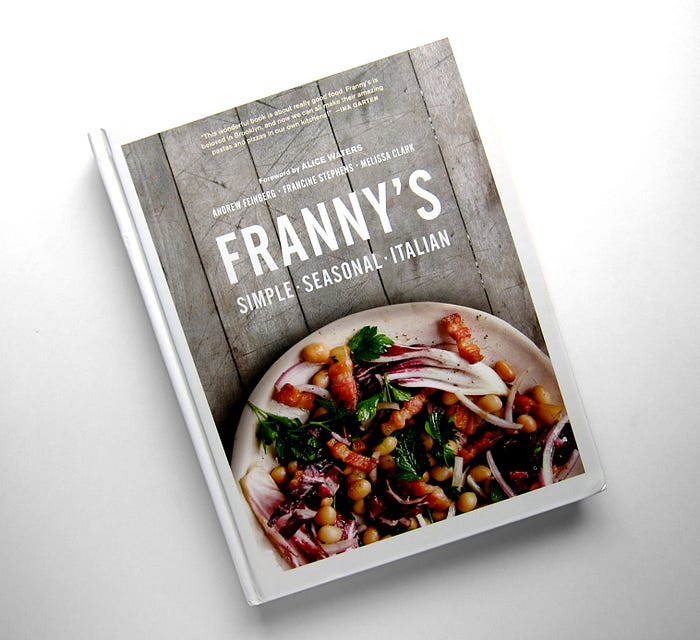Testing the Franny’s Cookbook. When Nance and Jim met Franny | by ...