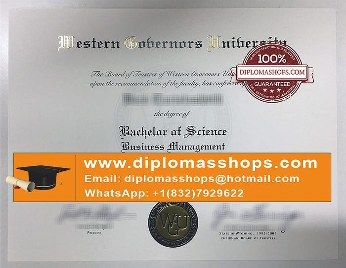 Get Western Governors University diploma, Copy Western Governors ... Get Western Governors University diploma, Copy Western Governors ...