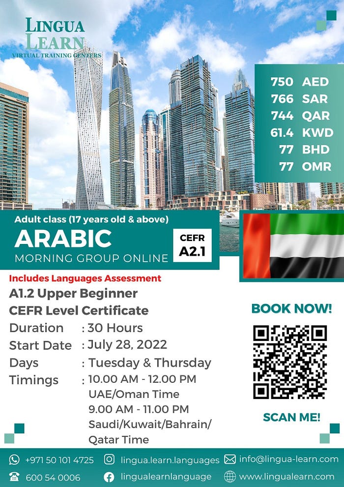 Arabic Language Course Online in UAE | Arabic Classes Dubai | by ...