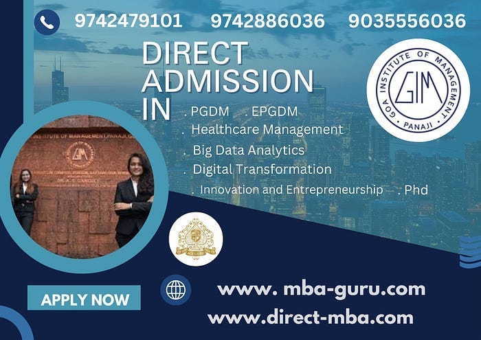 GIM Goa Direct PGDM Management Quota Direct Admission 2025 | by ...