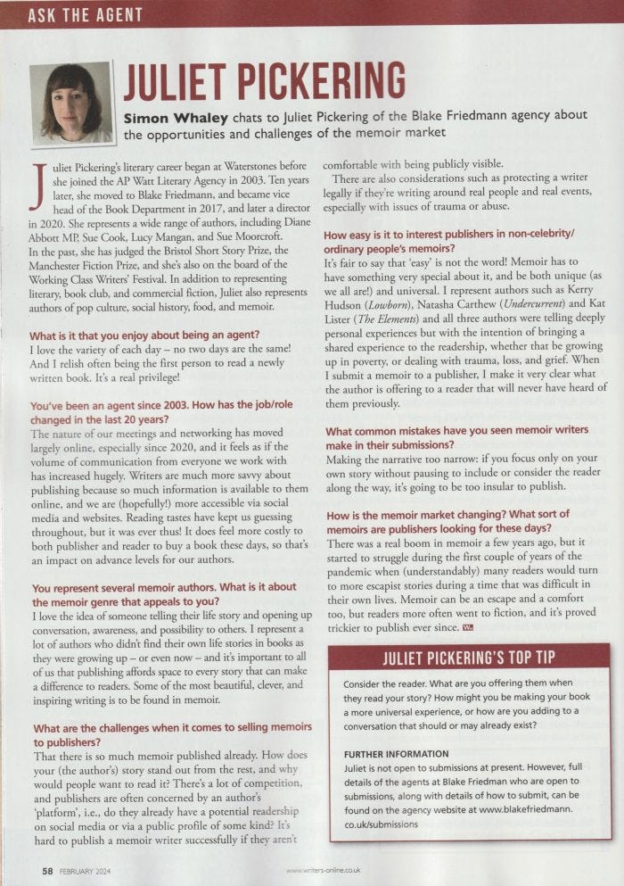 Ask The Agent — Juliet Pickering. Juliet Pickering of the Blake ...