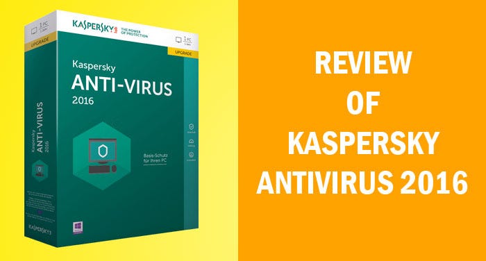 Kaspersky Antivirus 2016 Review | by Barry Allen | Medium